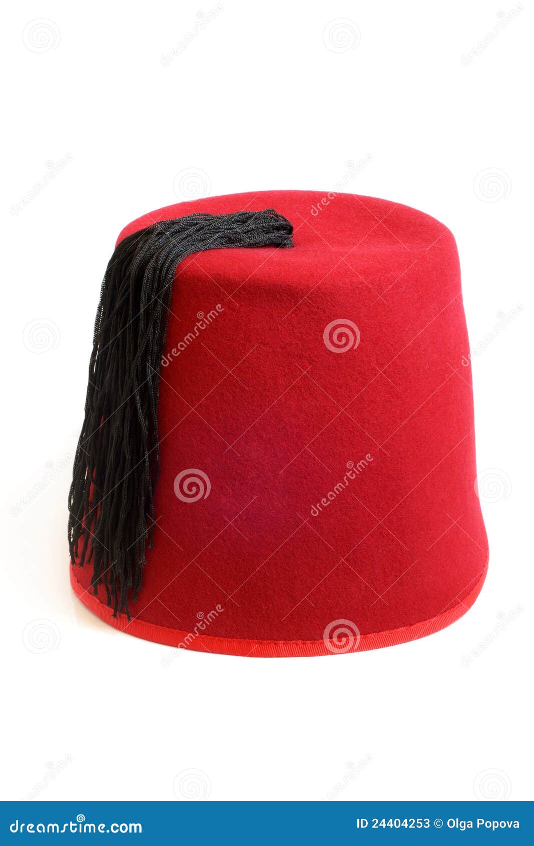 Turkse hoed (Fez) stock afbeelding. Image of hoed, achtergrond - 24404253