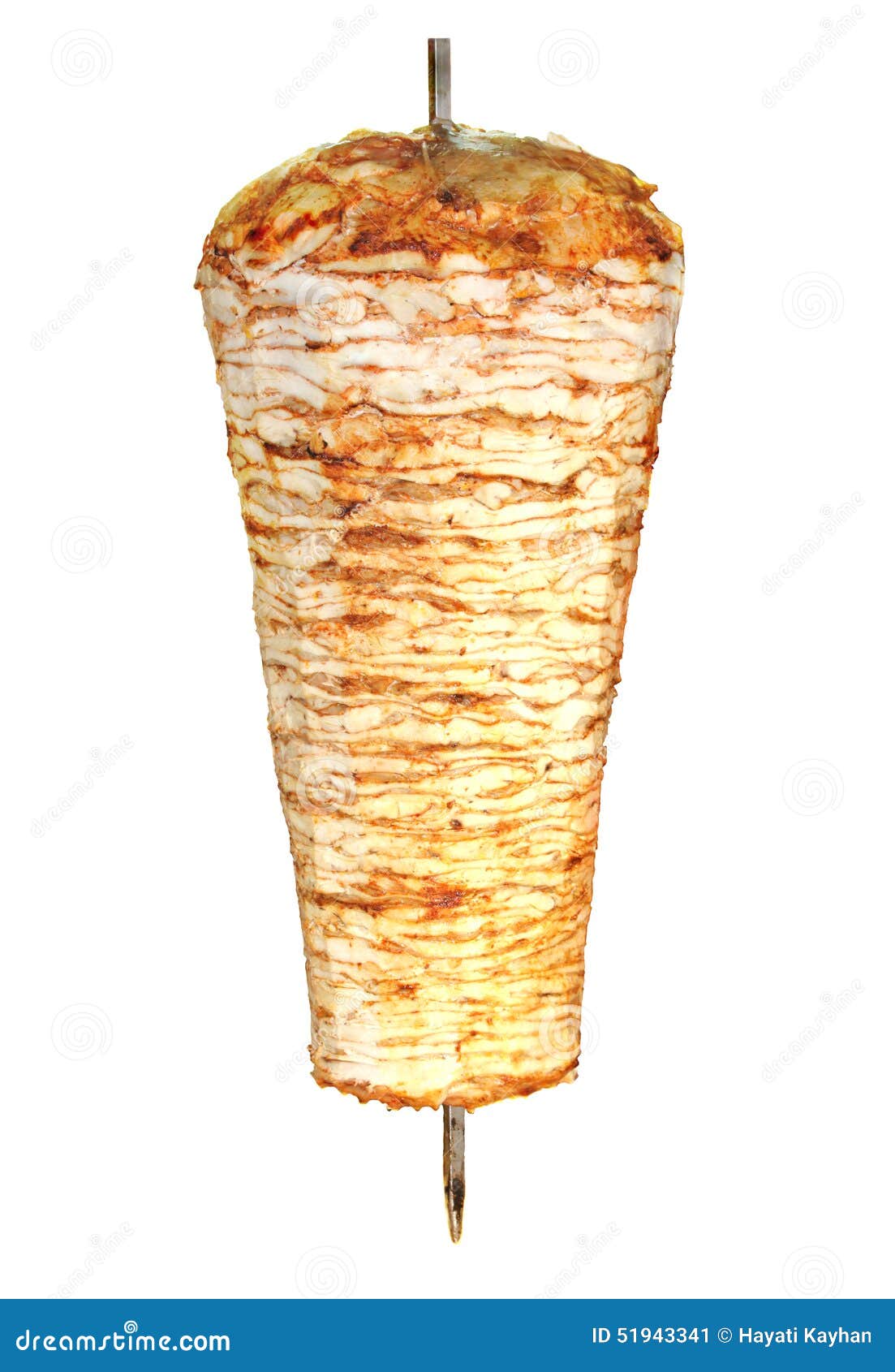 Turkse kip doner kebab stock afbeelding. Image of grill - 51943341