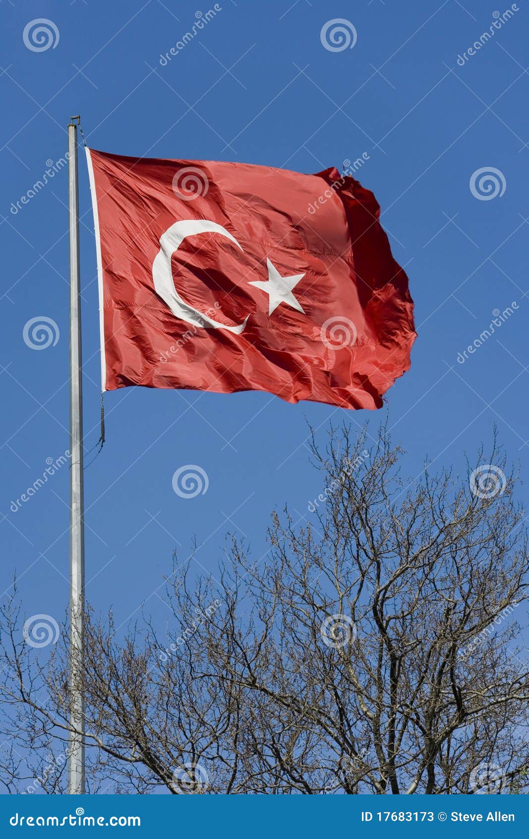 Turkse Vlag - Turkije stock afbeelding. Image of reis - 17683173