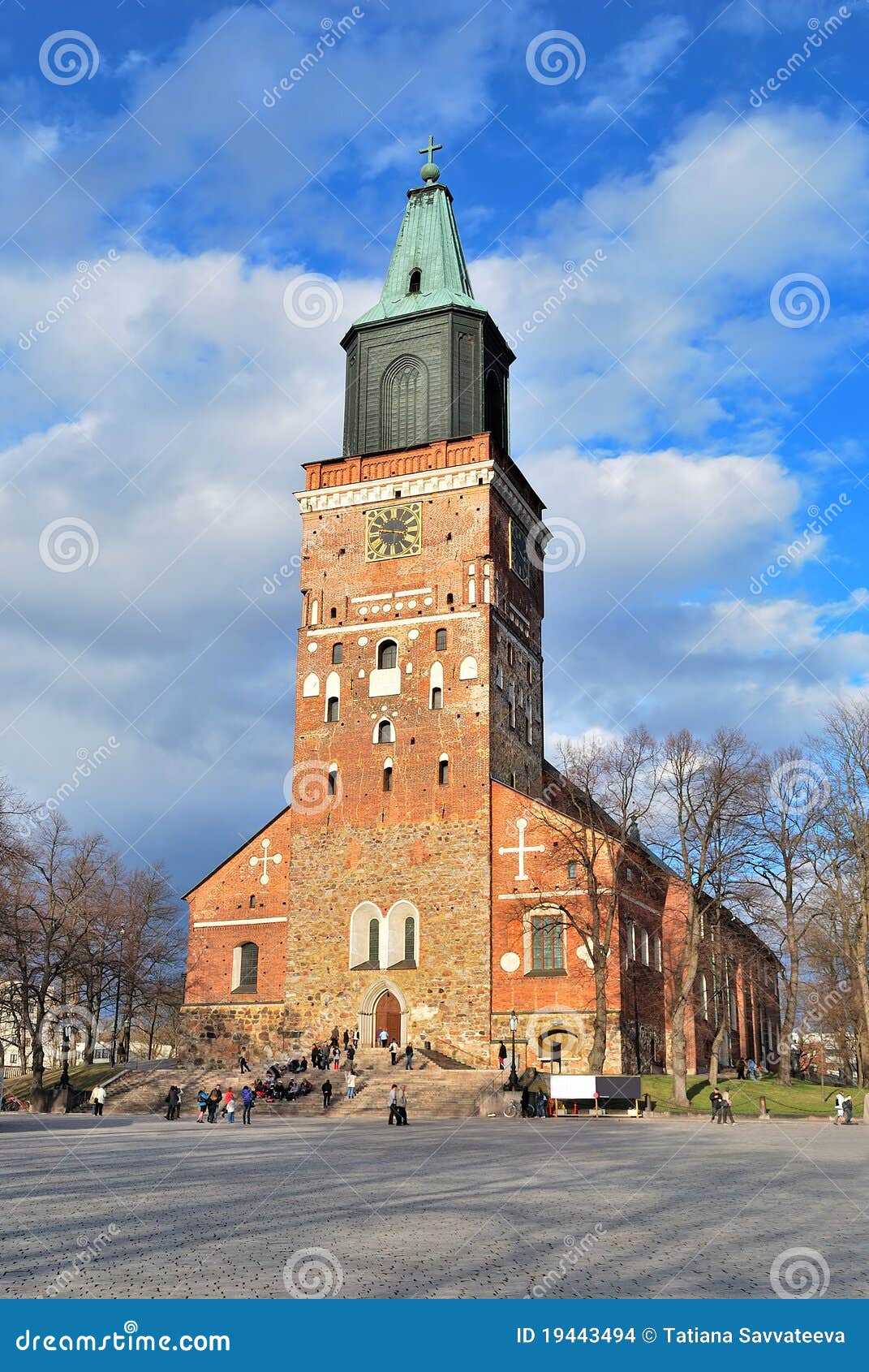 Turku Cathedral stock photo. Image of sights, religion - 19443494
