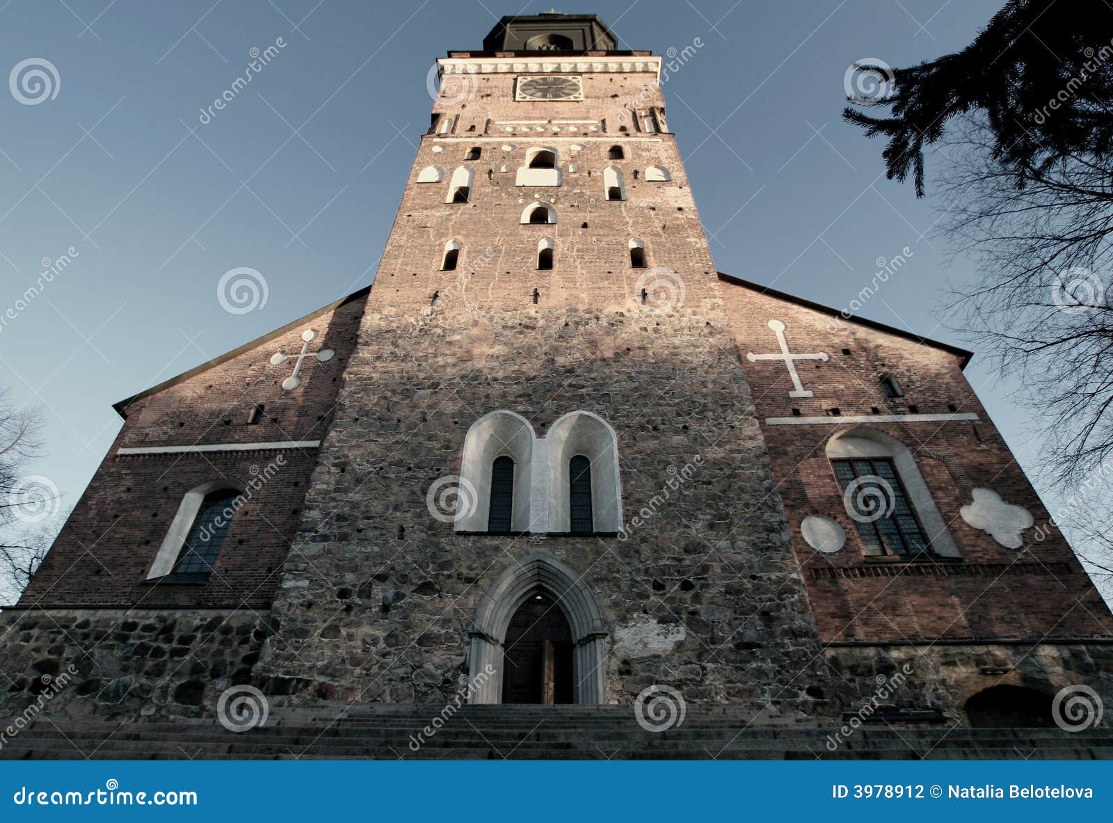 Turku cathedral in Finland stock photo. Image of finland - 3978912