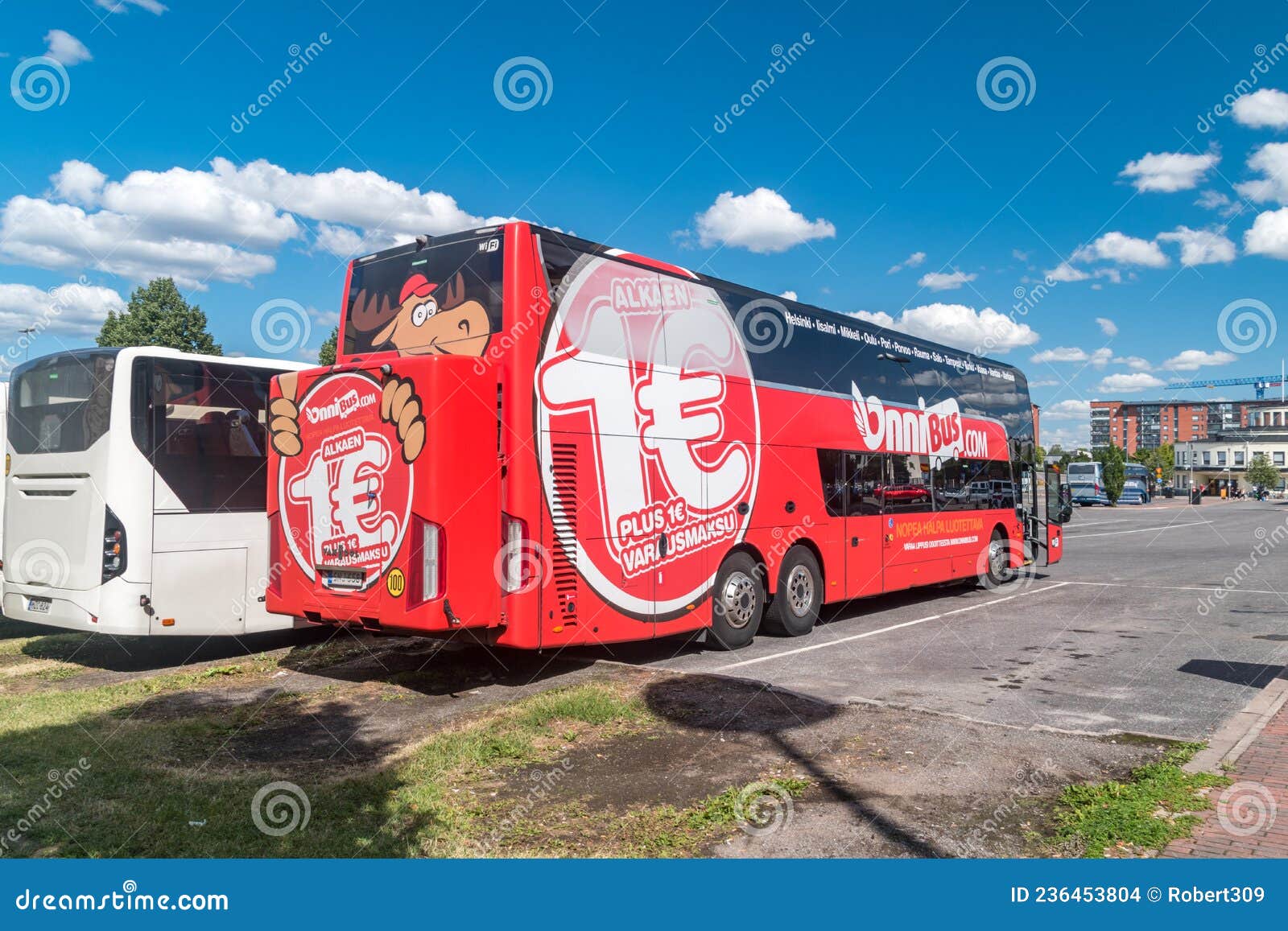 Intercity Double-decker Coach of the OnniBus.com Editorial Stock Image ...