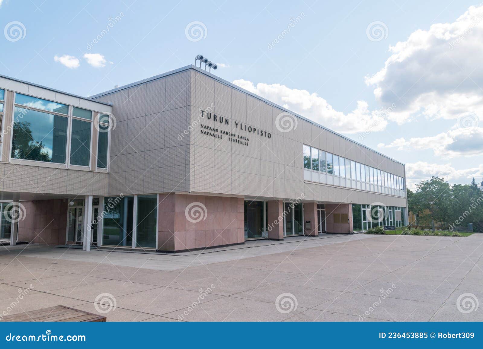 Main Building of University of Turku Editorial Image - Image of ...