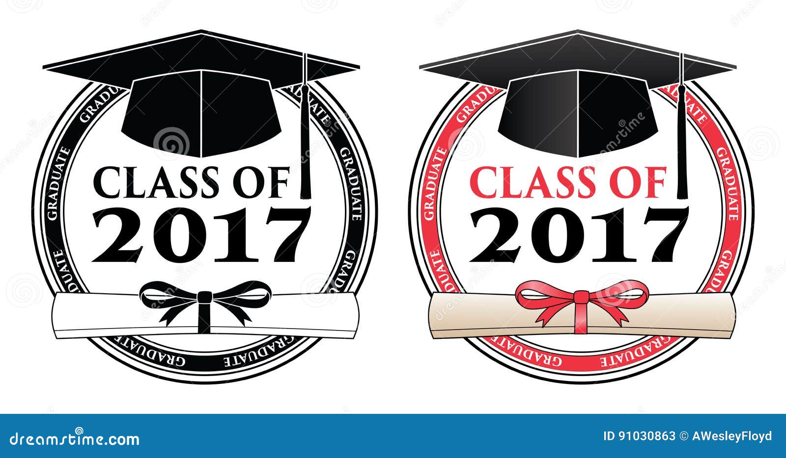 Turma De Finalistas De 2017 - Vetor Ilustração do Vetor - Ilustração de ...