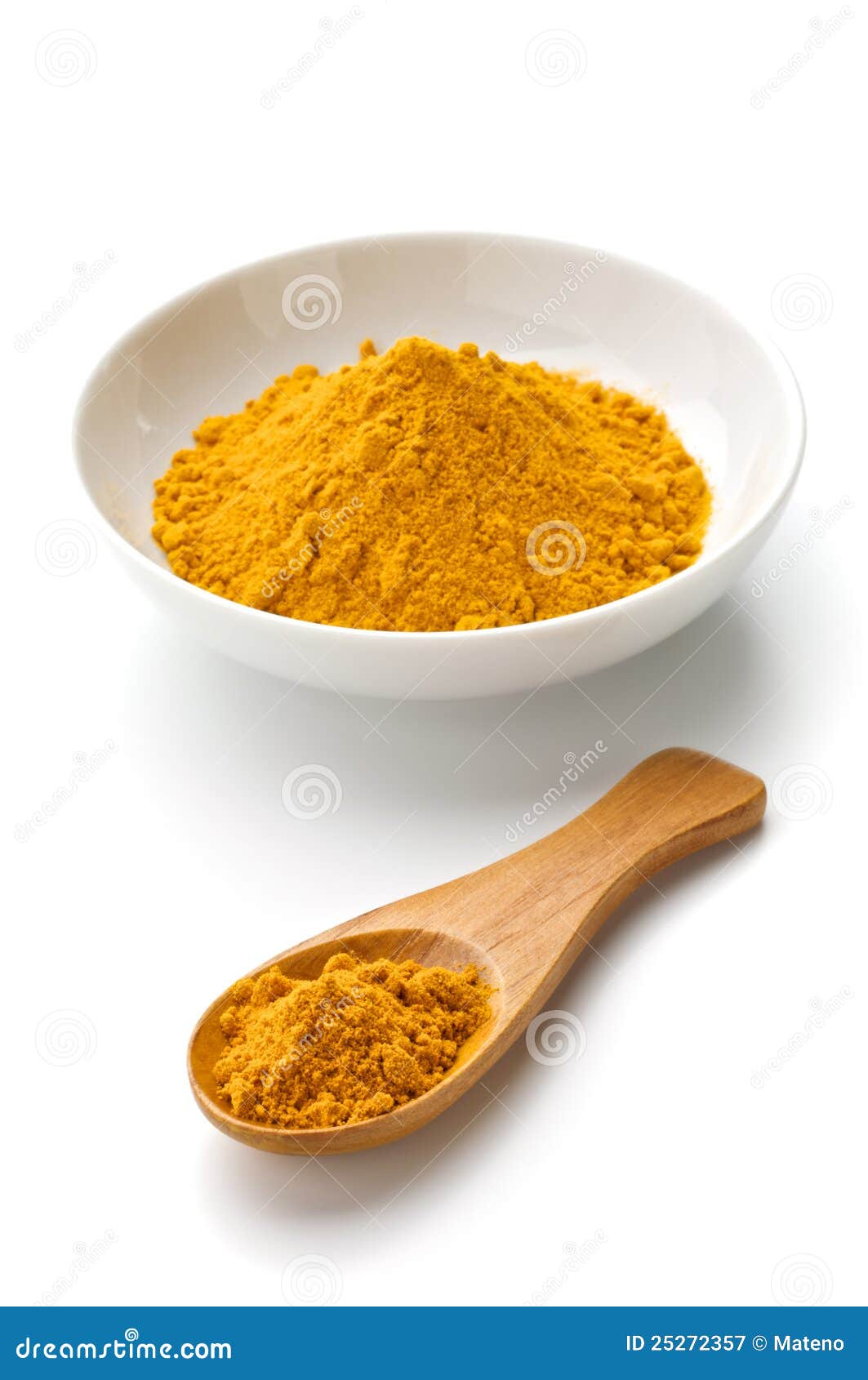 Turmeric stock image. Image of spoon, herbal, isolated - 25272357