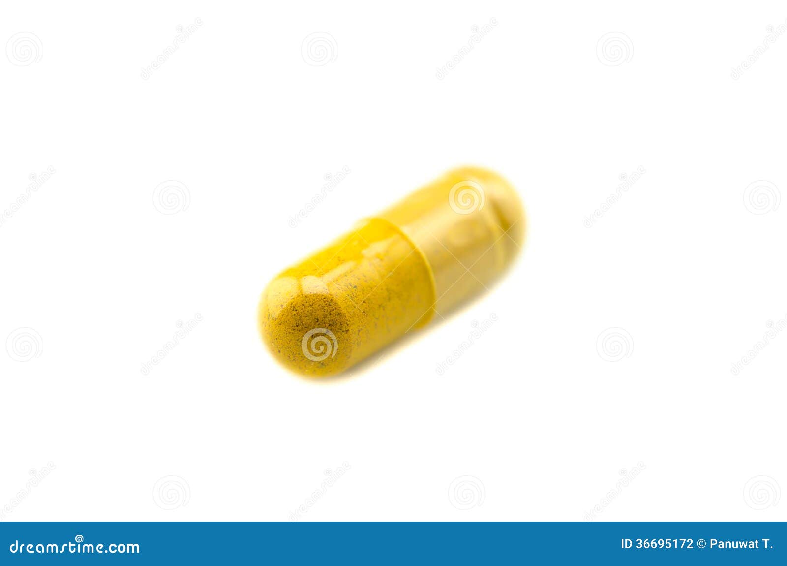 Turmeric capsule pill stock photo. Image of illness, pill - 36695172