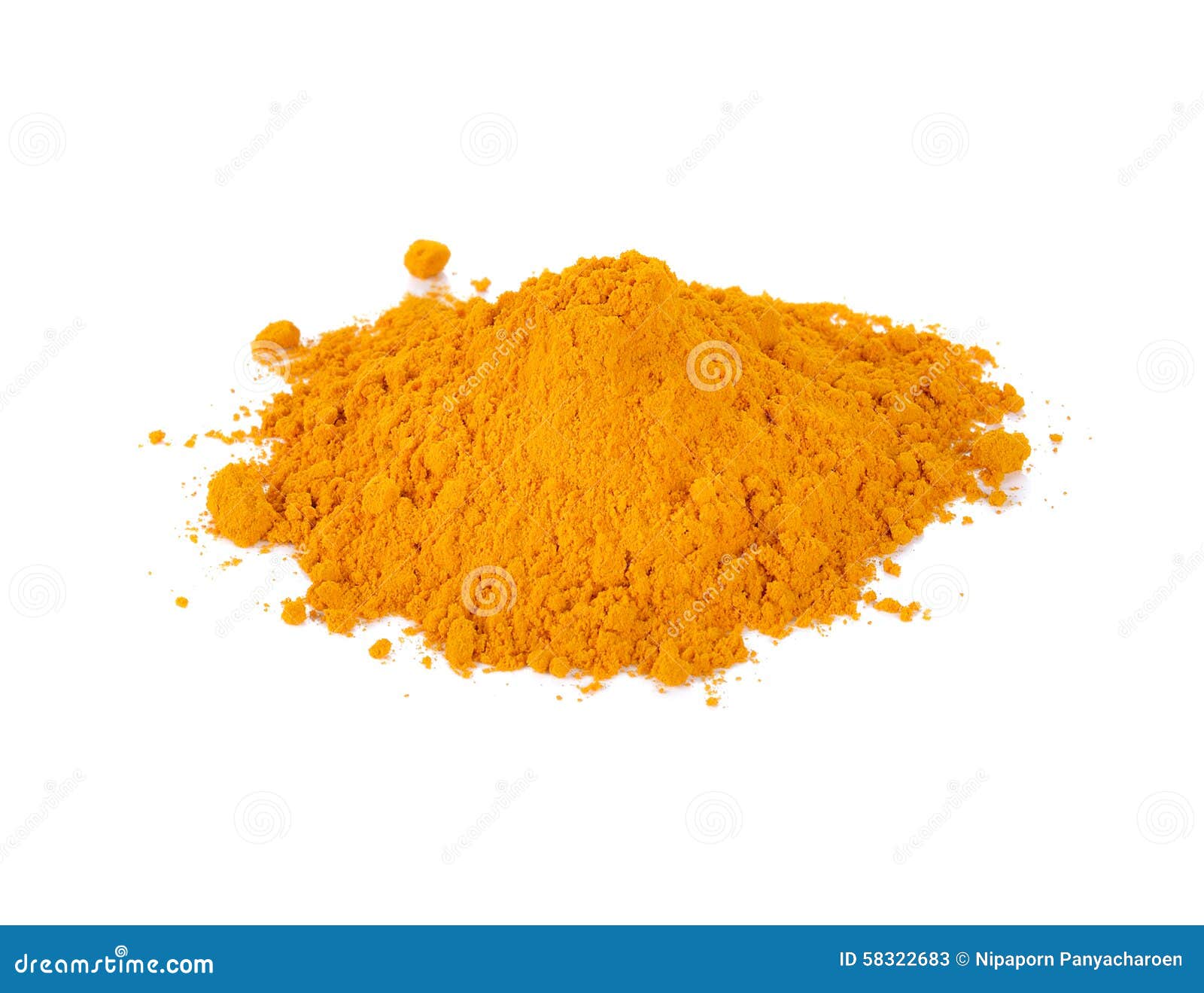 Turmeric (Curcuma) powder stock image. Image of isolated - 58322683