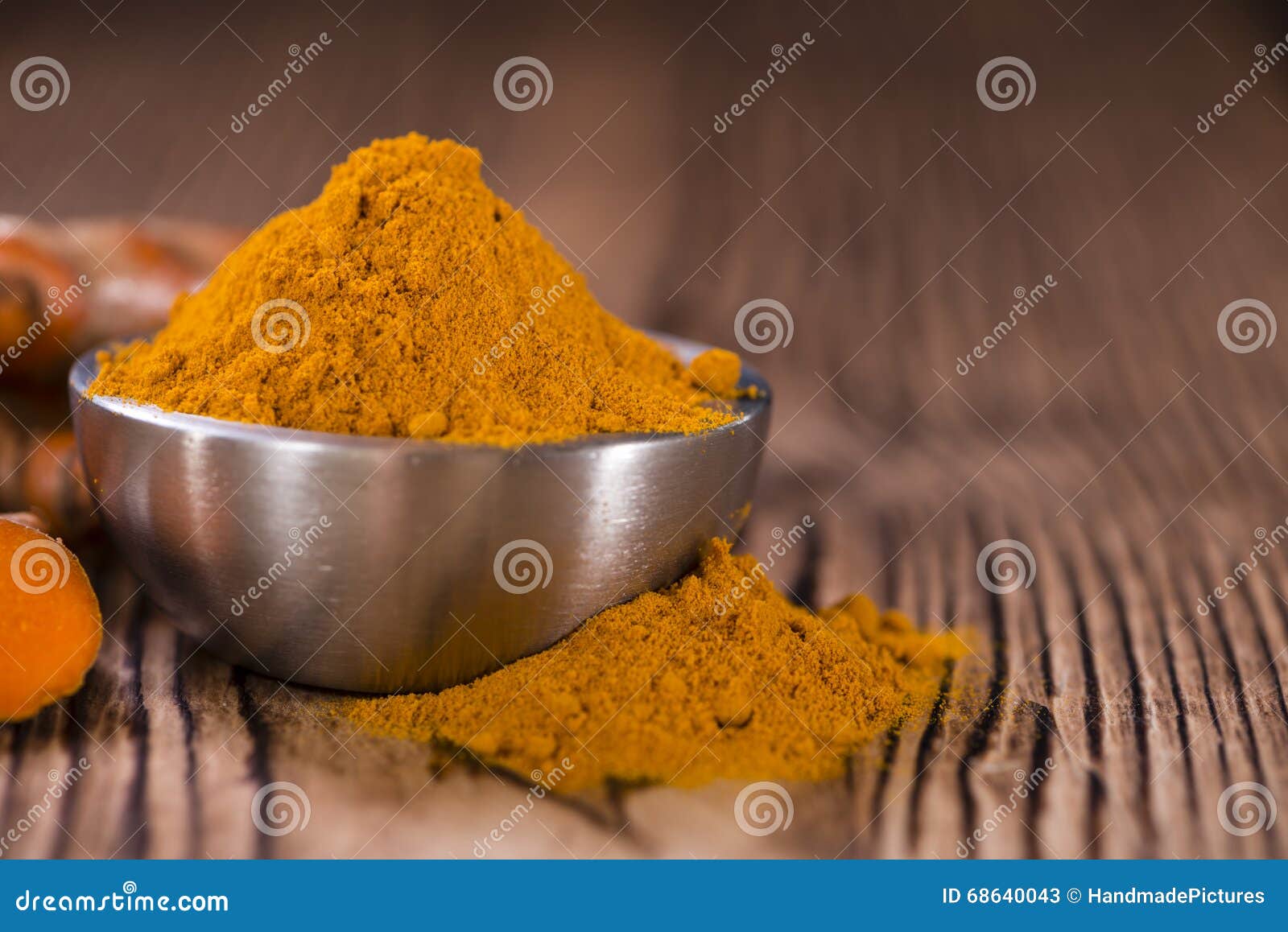 Turmeric stock image. Image of cooking, ground, exotic - 68640043