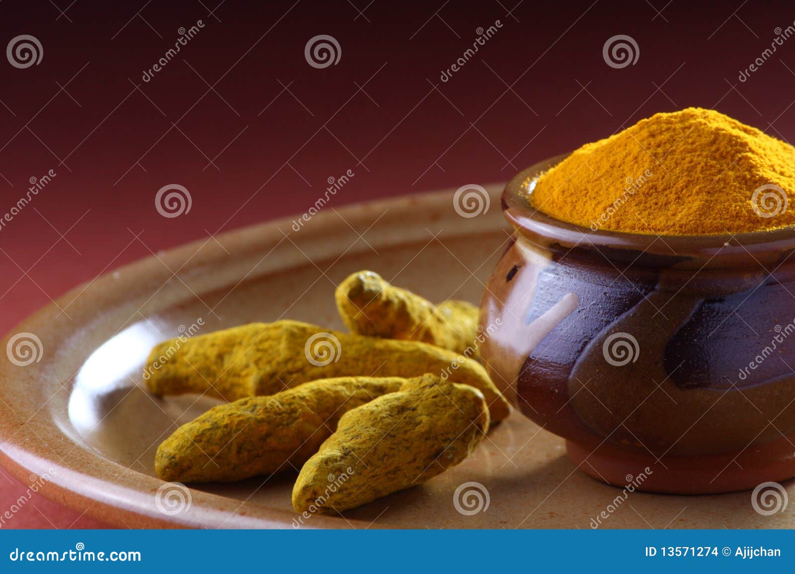 Turmeric powder stock photo. Image of fresh, medication - 13571274