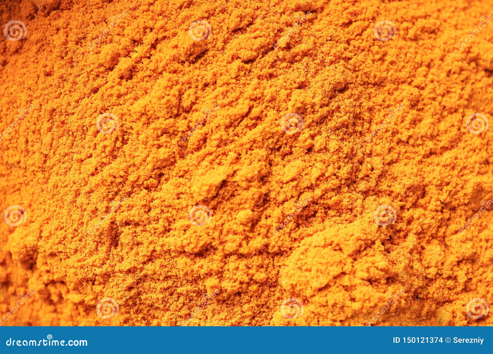 Turmeric powder, closeup stock photo. Image of cook - 150121374