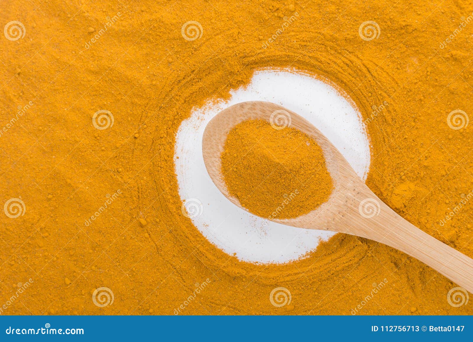 Turmeric Powder in Container Stock Image - Image of organic, aroma ...