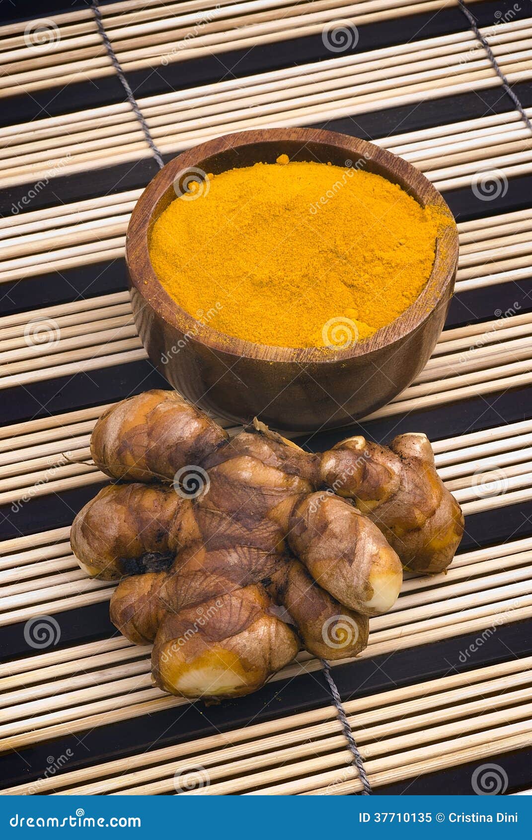 Turmeric Root (Curcuma Longa) Stock Image - Image of india, oriental ...