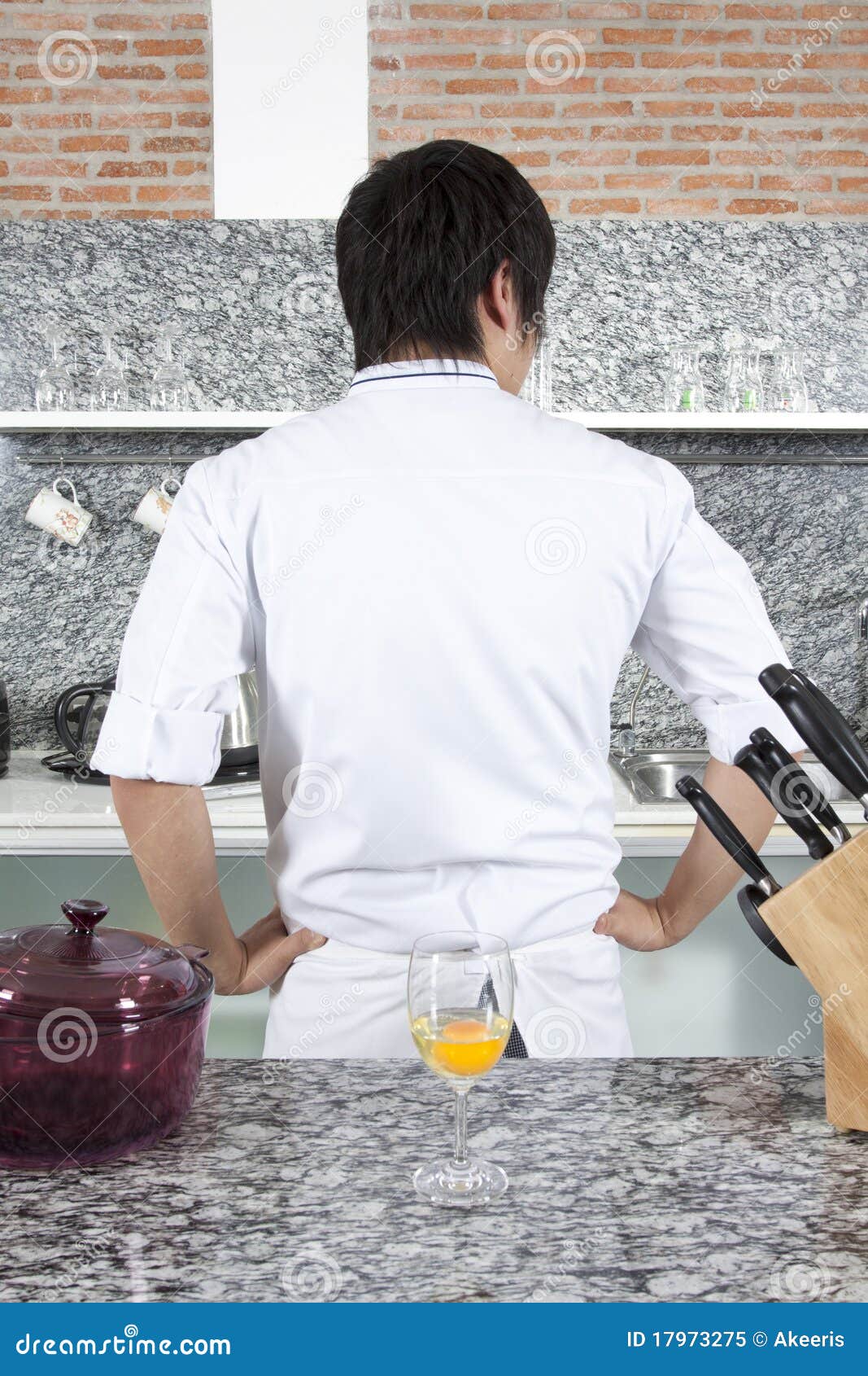 Turn around chef stock image. Image of knife, people - 17973275