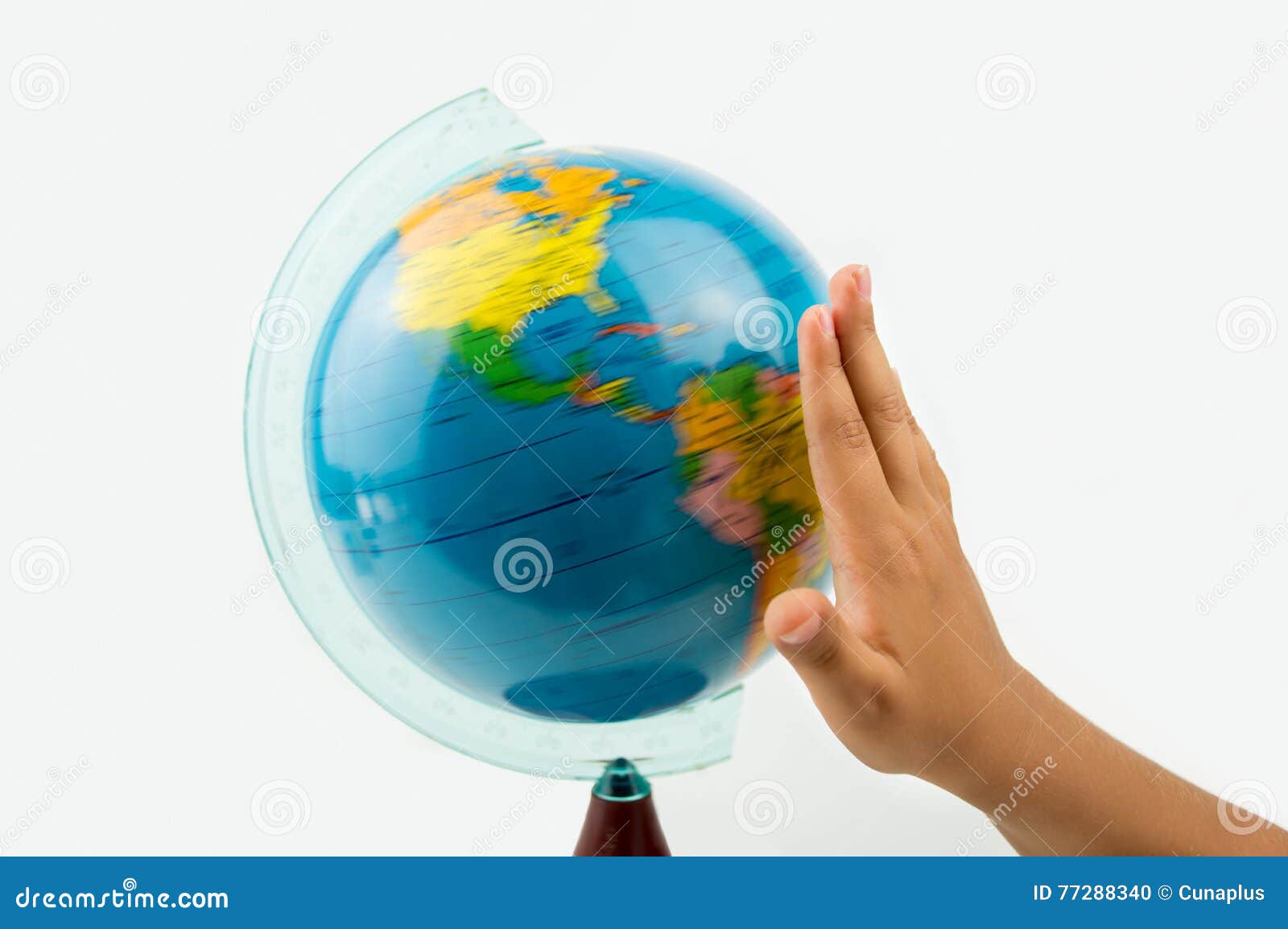 Turn Around the Globe World Stock Photo - Image of planet, choose: 77288340