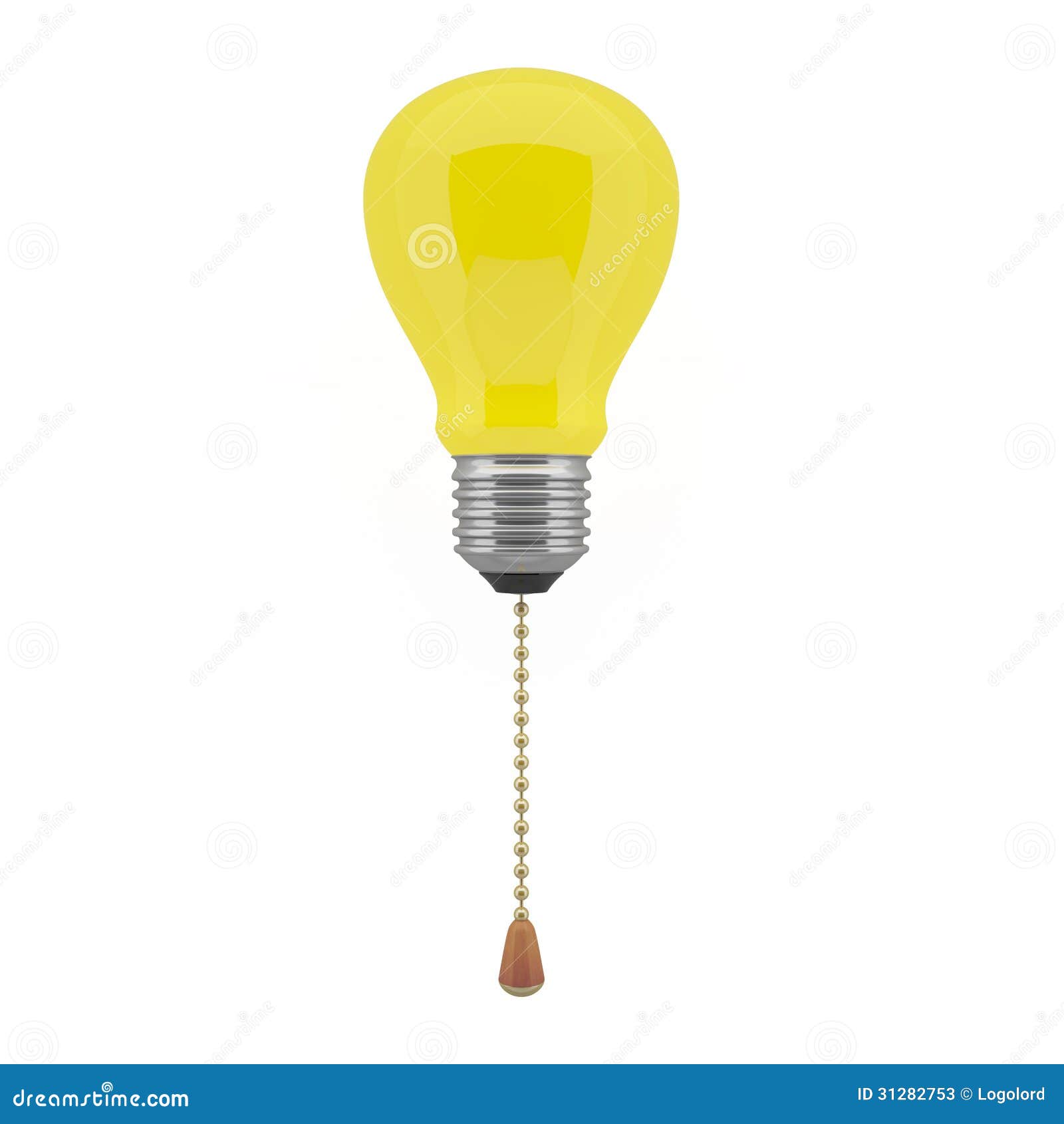 Turn on bulb stock illustration. Illustration of glass - 31282753
