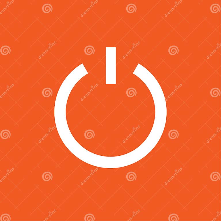 Turn Button Icon Simple Illustration Stock Illustration - Illustration ...