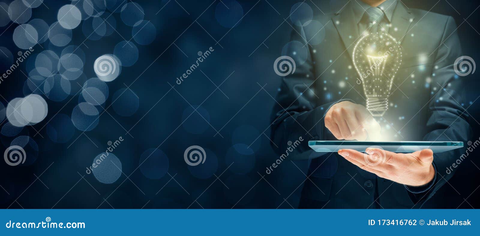 Turn on Creativity, Idea and Intelligence Concepts Stock Photo - Image ...