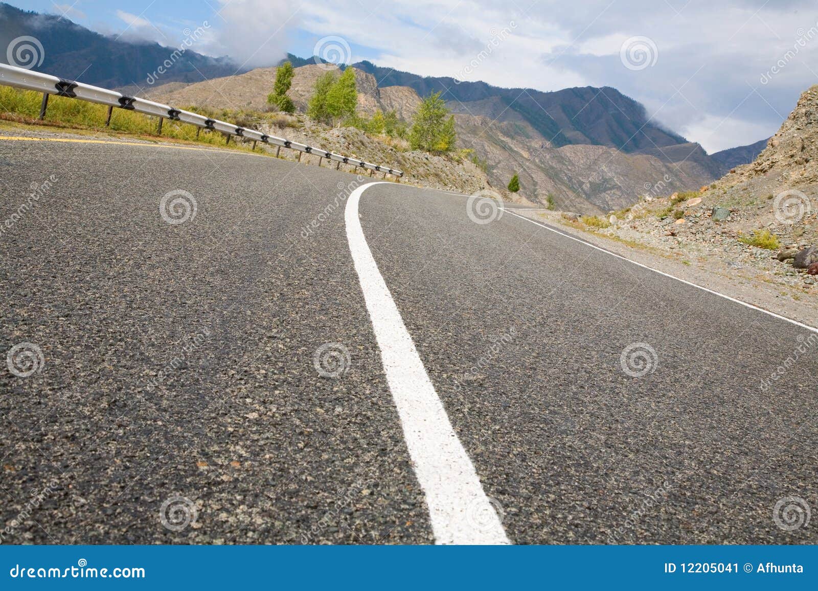 Turn on the highway stock image. Image of asphalt, river - 12205041
