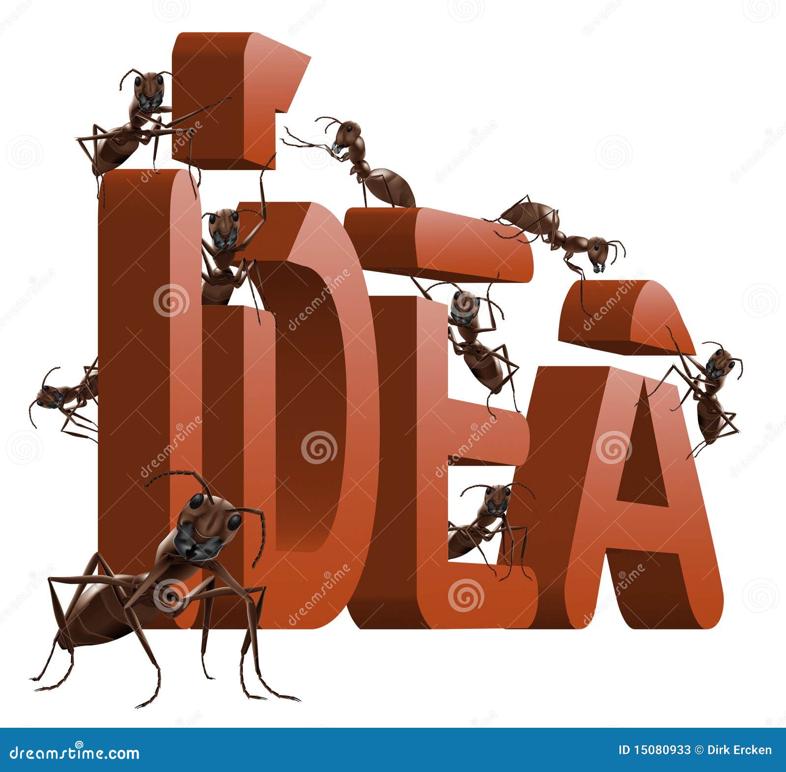 Turn Ideas or Inspiration Idea into Innovation Stock Illustration ...