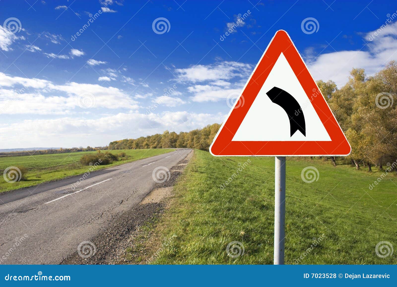 Turn Left stock photo. Image of nature, horizon, clouds - 7023528