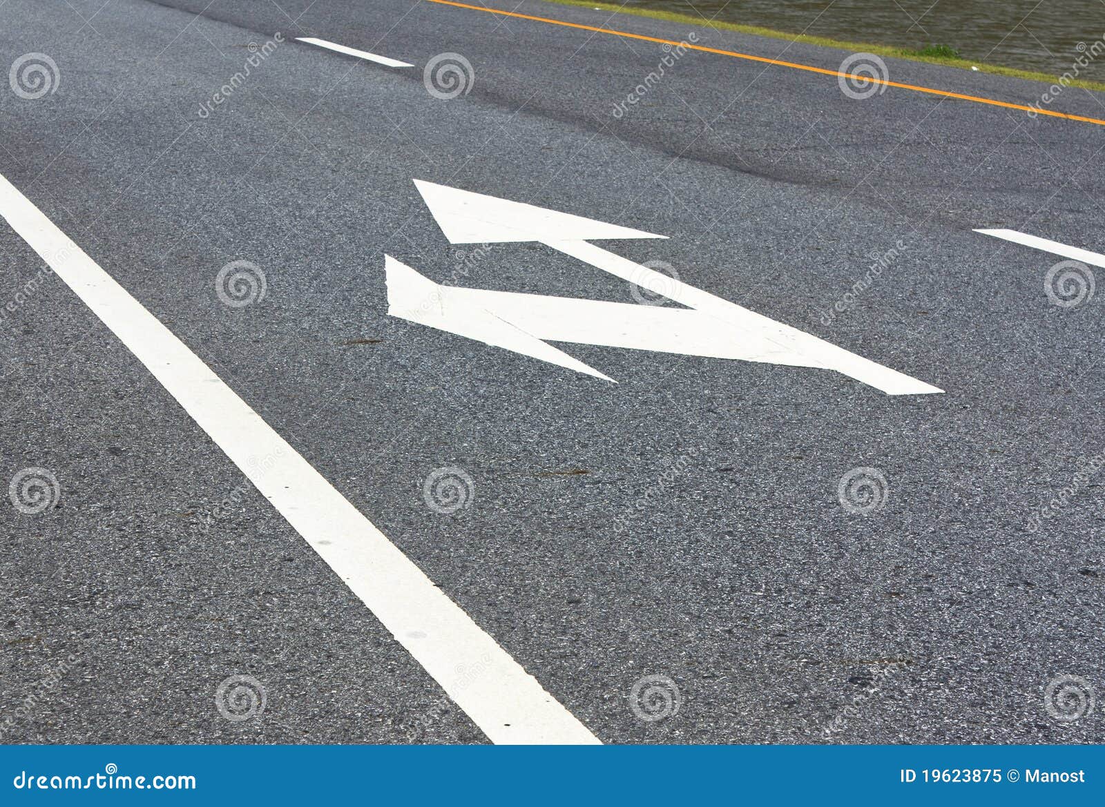 Turn left, go straight stock image. Image of straight - 19623875