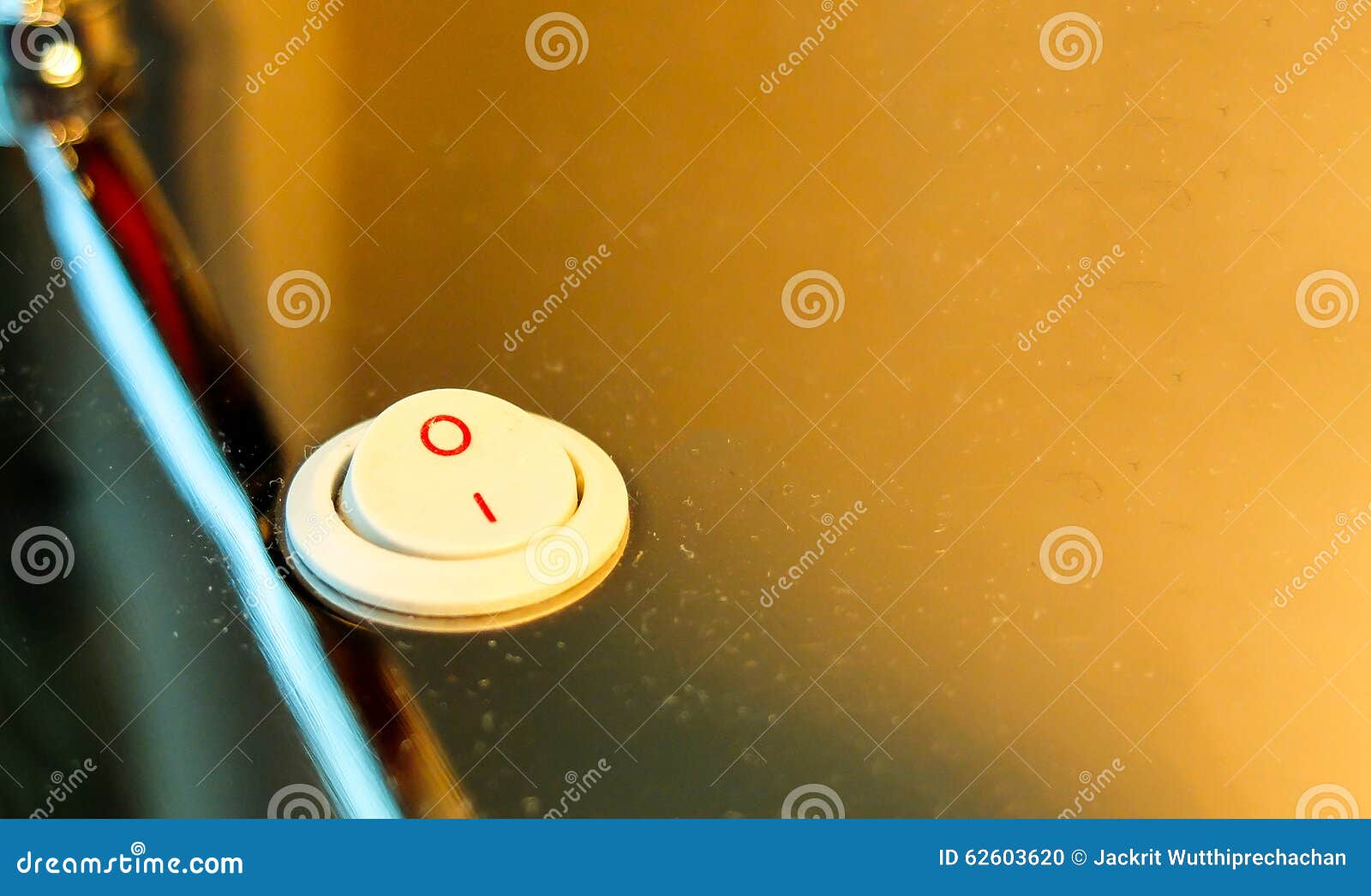 Turn The Light Off Concept, Electronic Light Switch At Corner In Turn ...