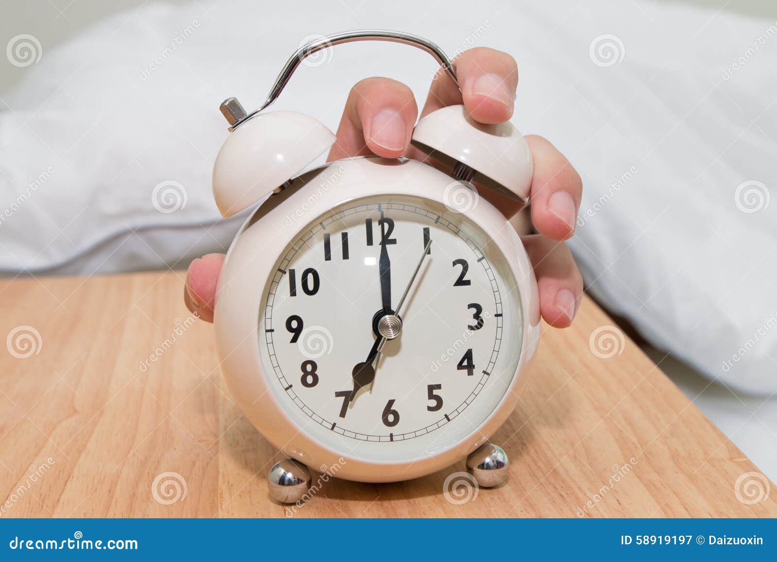 Turn off the alarm stock image. Image of focus, concept - 58919197