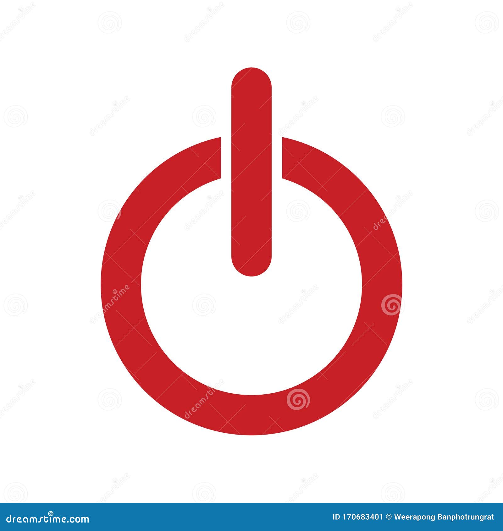 Turn on and Turn Off Button Stock Vector - Illustration of device ...