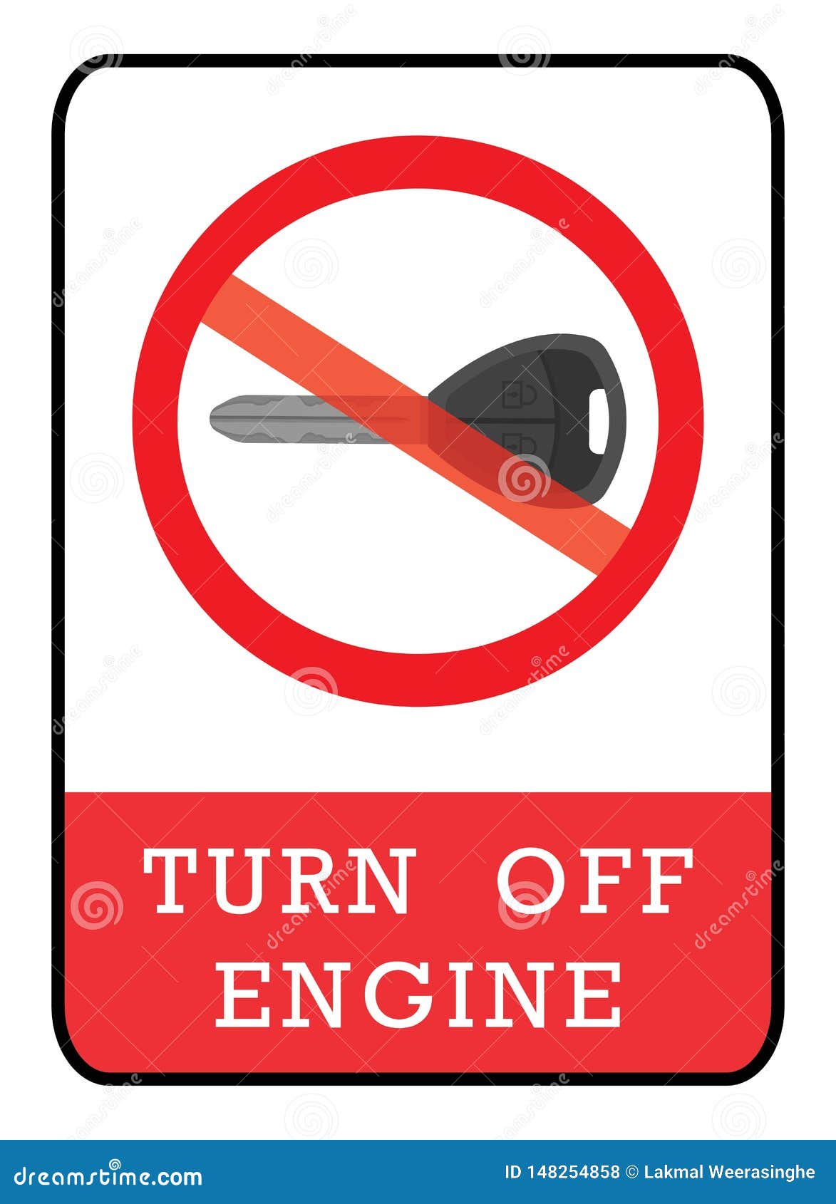 Turn off engine icon stock vector. Illustration of turn - 148254858