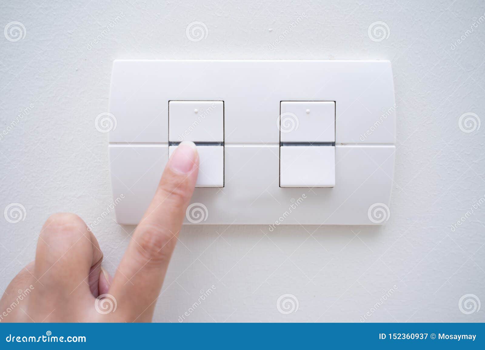 Turn on power switch light stock image. Image of electricity - 152360937