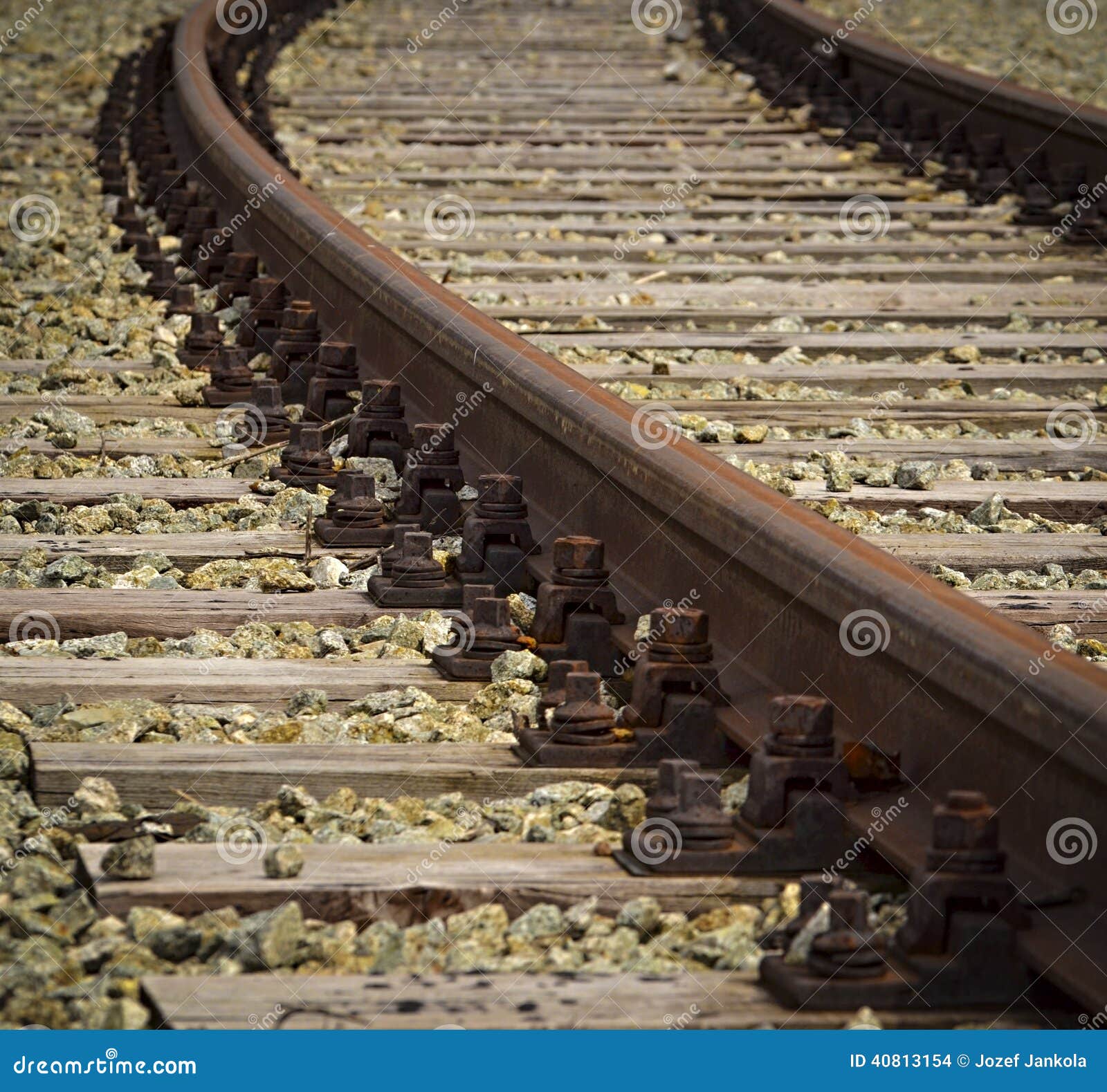 Turn rail track stock photo. Image of weathered, rail - 40813154