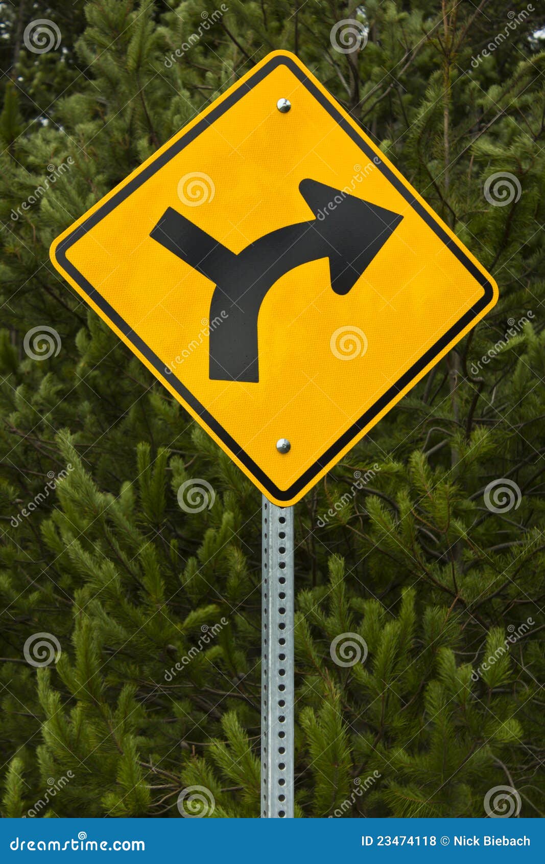 Turn right Road Sign stock photo. Image of right, sign - 23474118