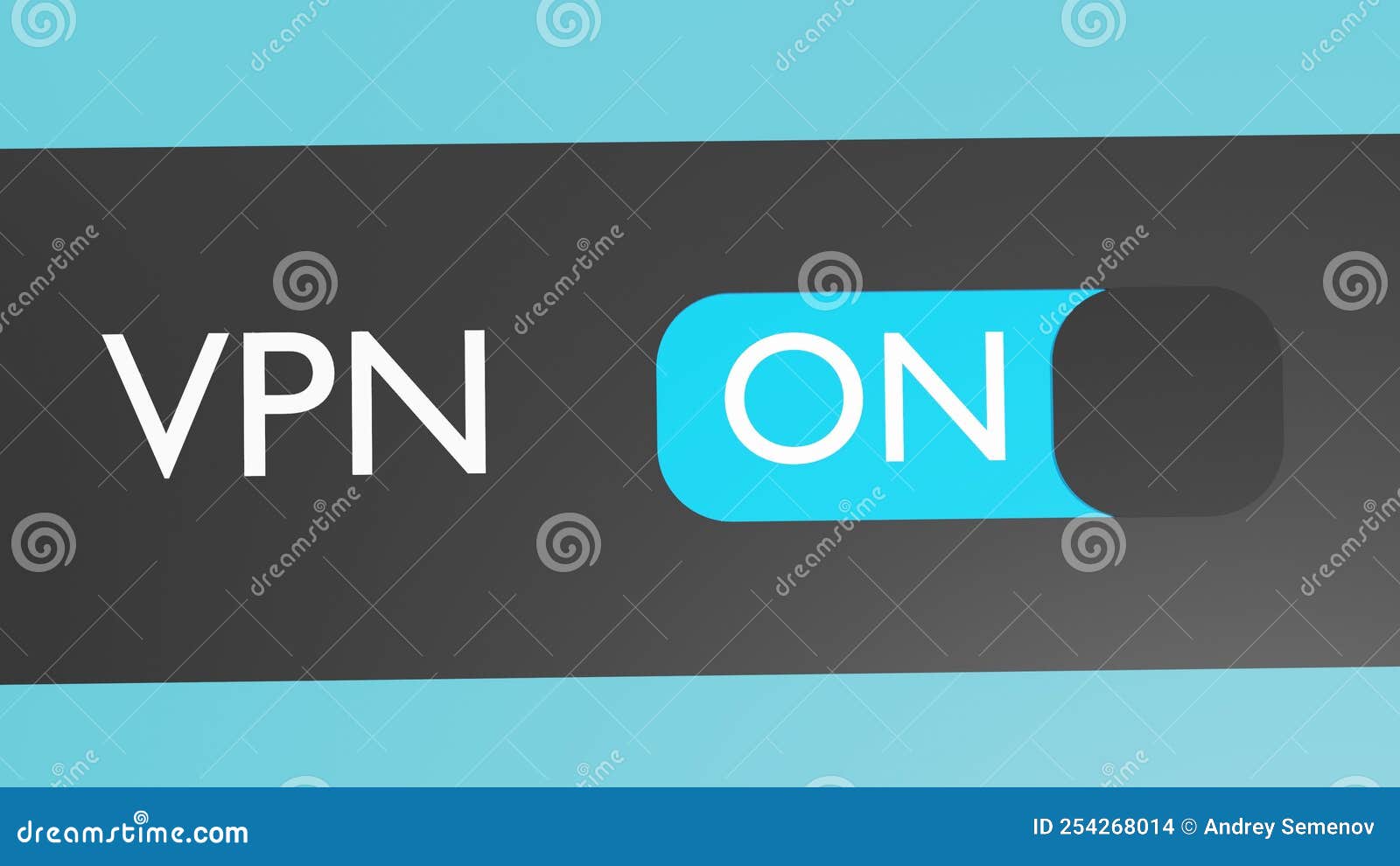 Turn on VPN Button, Slider. Virtual Private Network. Secure Internet ...