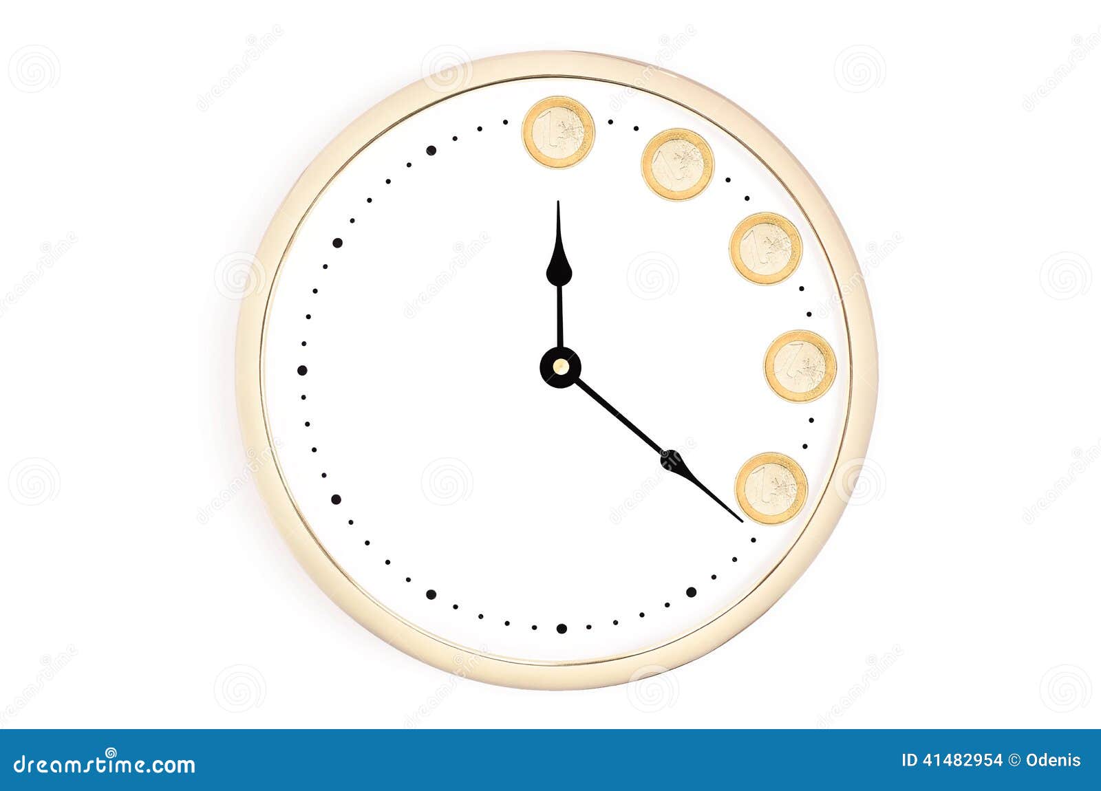 Turn your time into money stock photo. Image of golden - 41482954