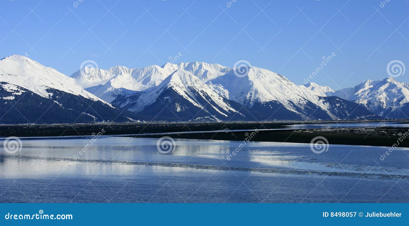Turnagain Arm, Alaska stock image. Image of turnagain - 8498057