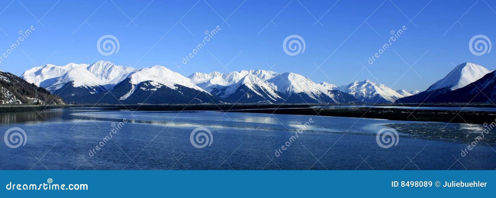Turnagain Arm, Alaska stock image. Image of mountain, bore - 8498089