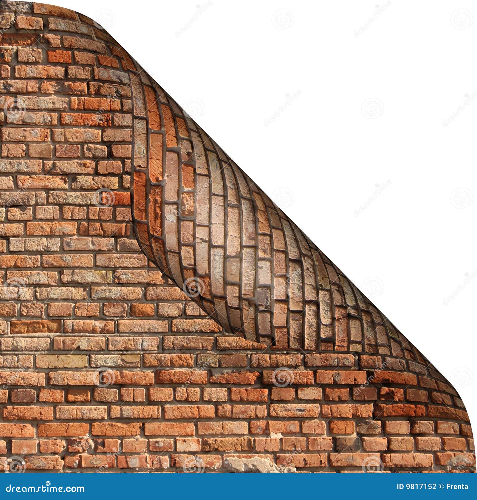 Turned corner of page stock illustration. Illustration of frame - 9817152