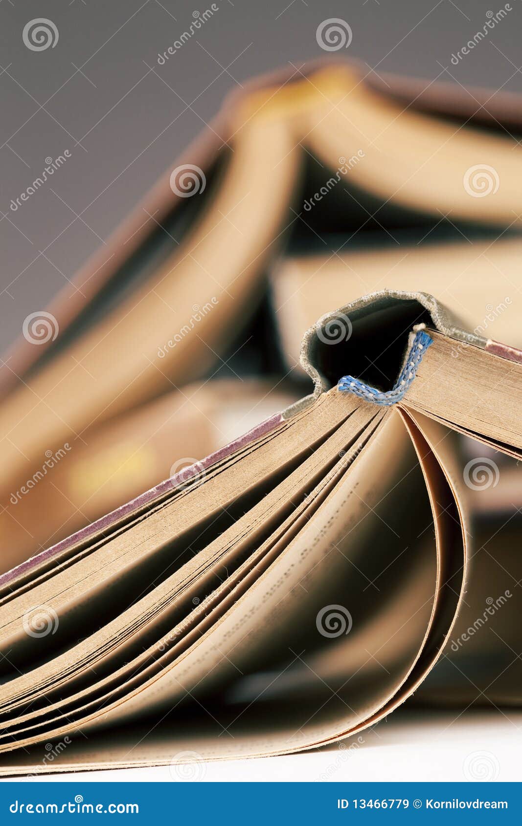 Turned down open book stock image. Image of publications - 13466779