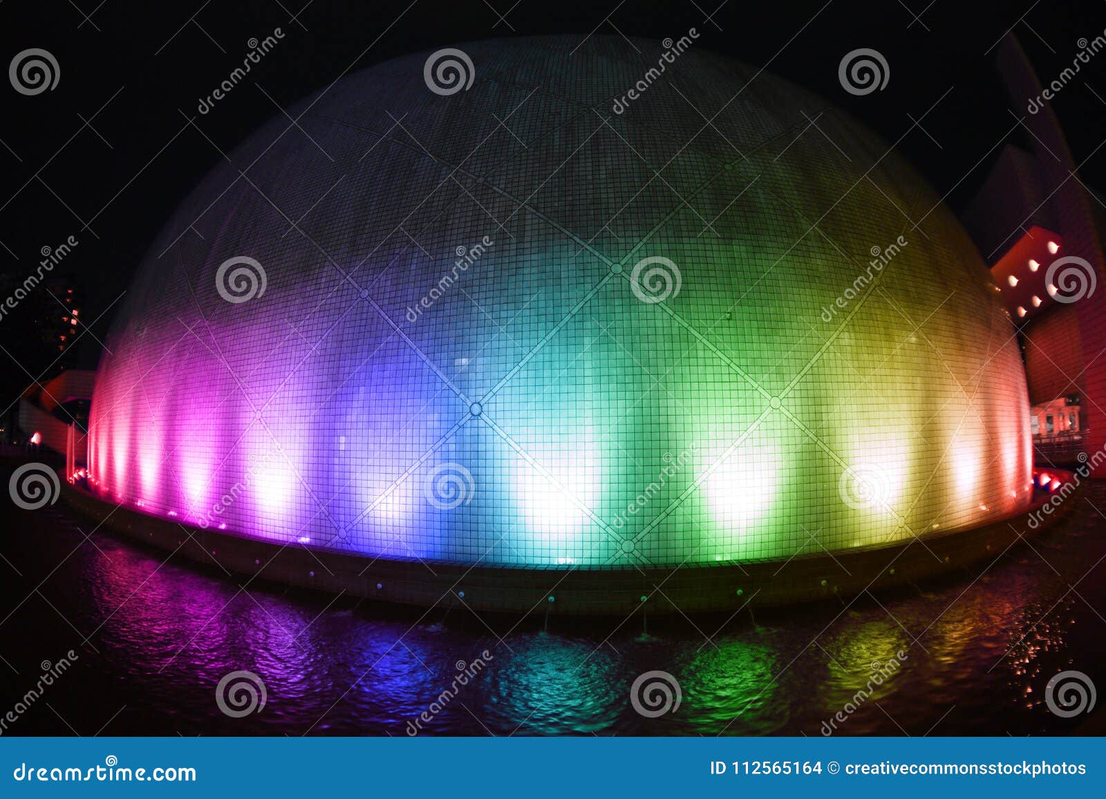 Turned On Multicolored Led Lights Picture. Image: 112565164