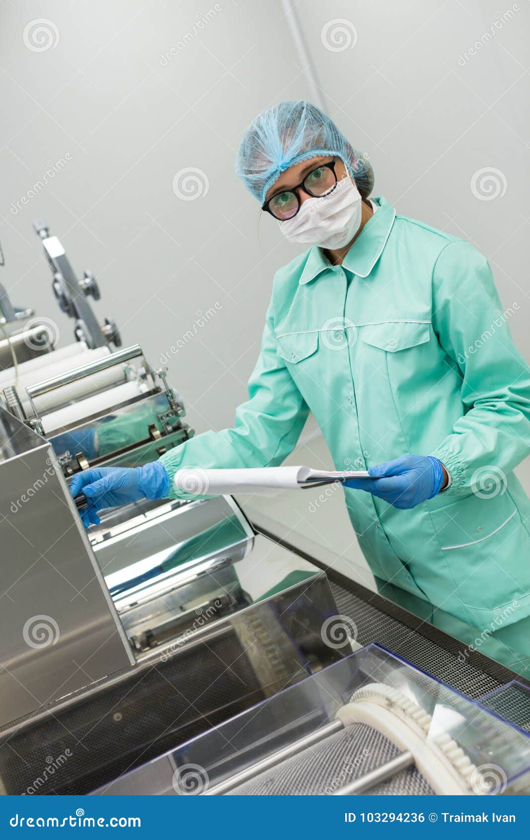 Scientist is Making Notes of Machine Stock Photo - Image of chemical ...