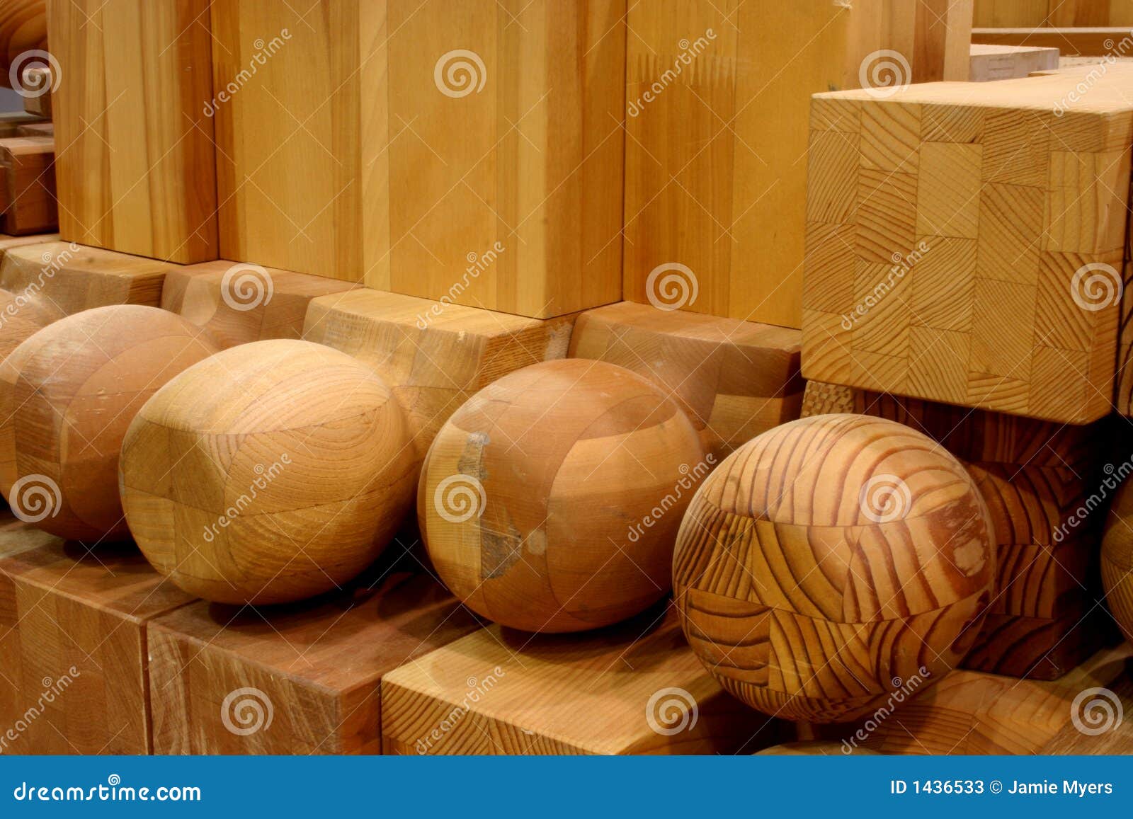 Turned wood stock image. Image of industry, tree, curve - 1436533