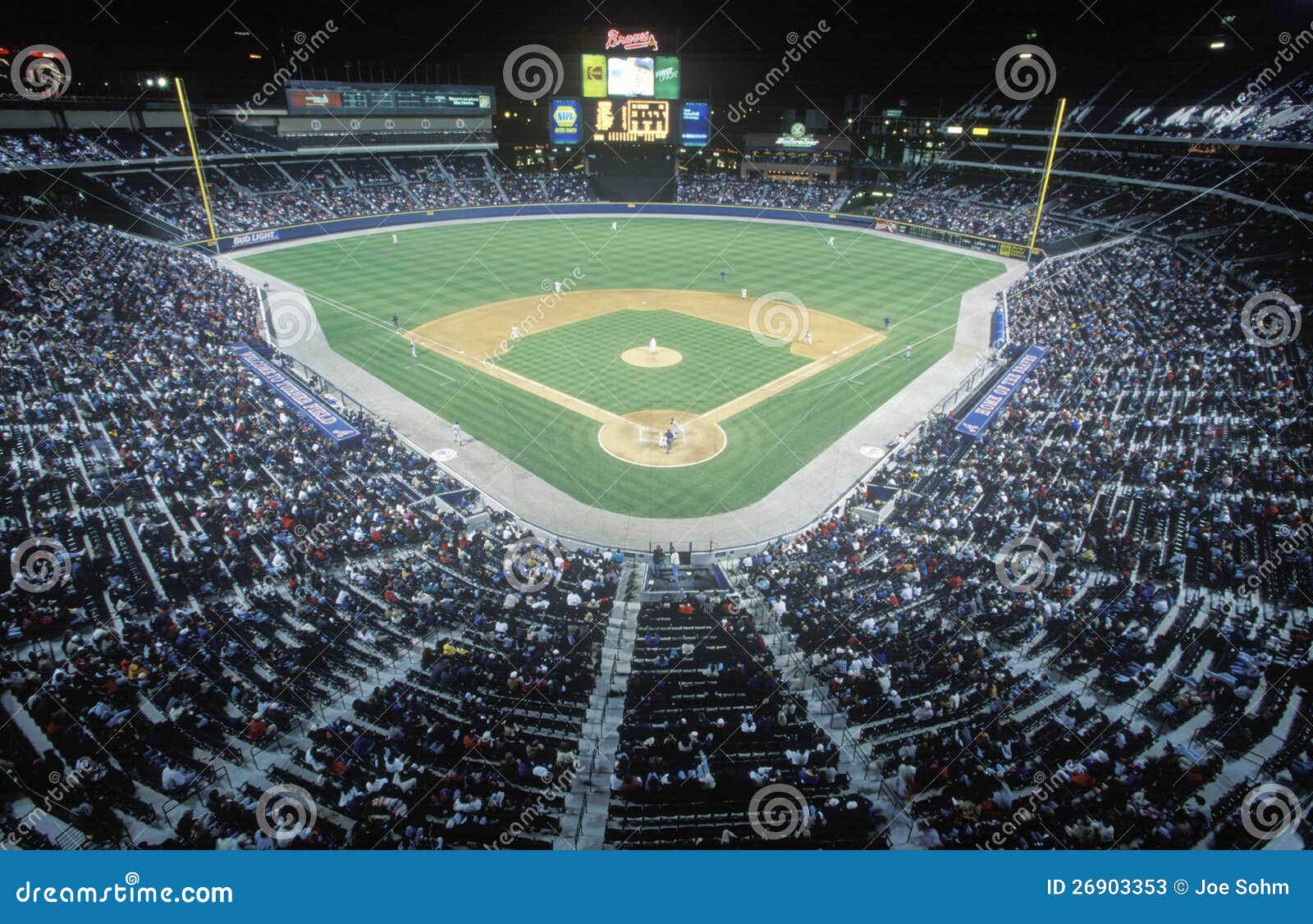 Turner Field in Atlanta editorial stock photo. Image of major - 26903353