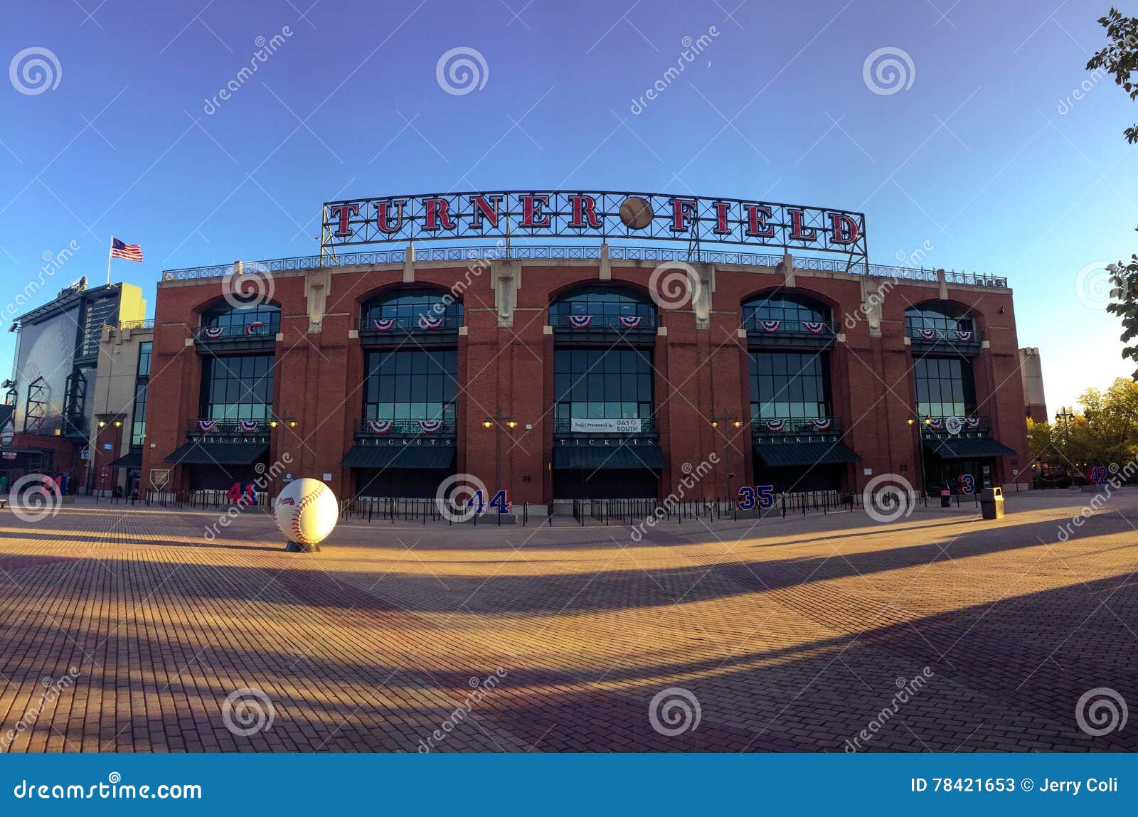 Turner Field, Atlanta, GA foto de stock editorial. Imagem de panorâmica ...
