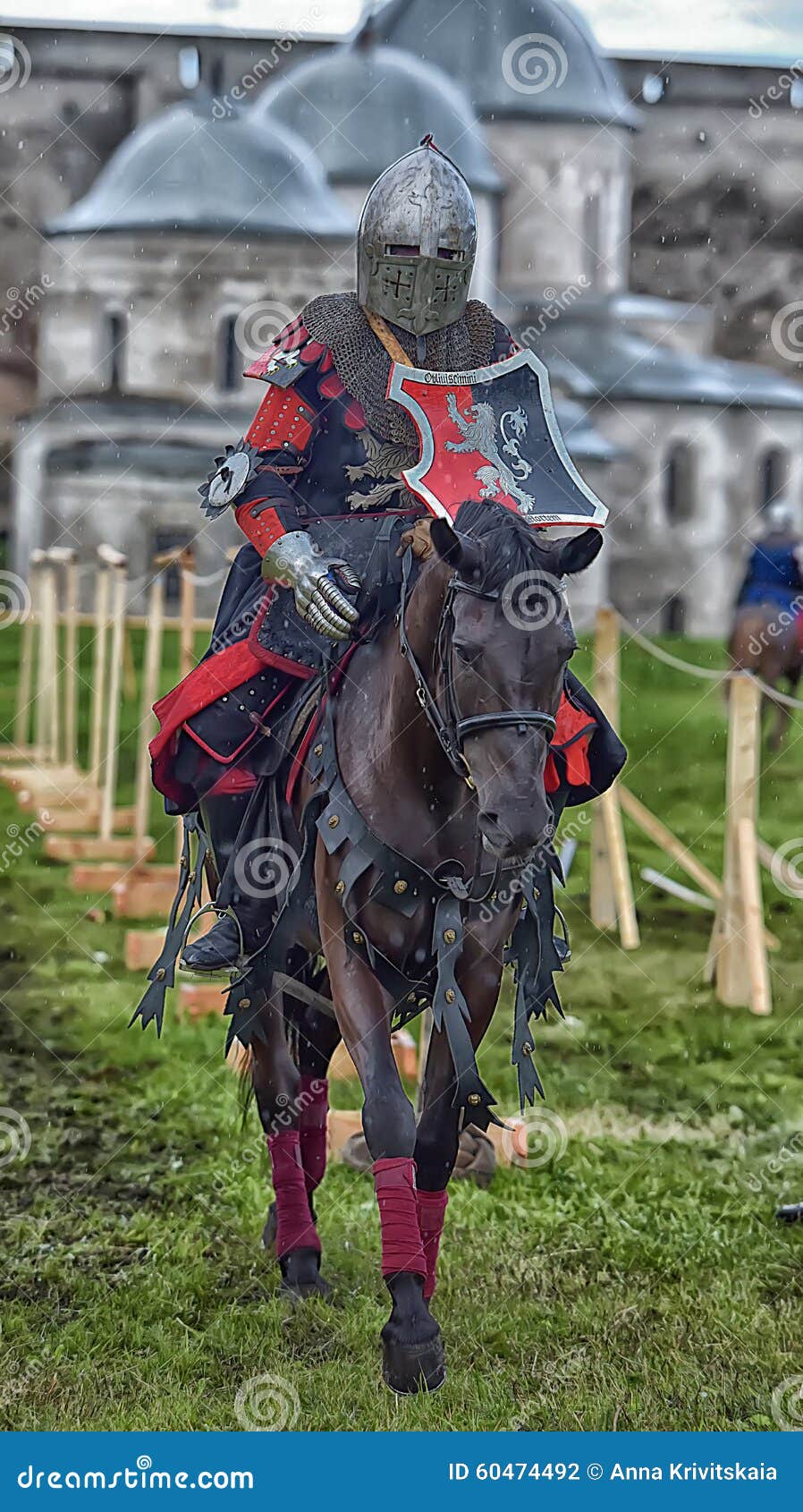 Turnierender Ritter on Horseback Redaktionelles Stockfotografie - Bild ...