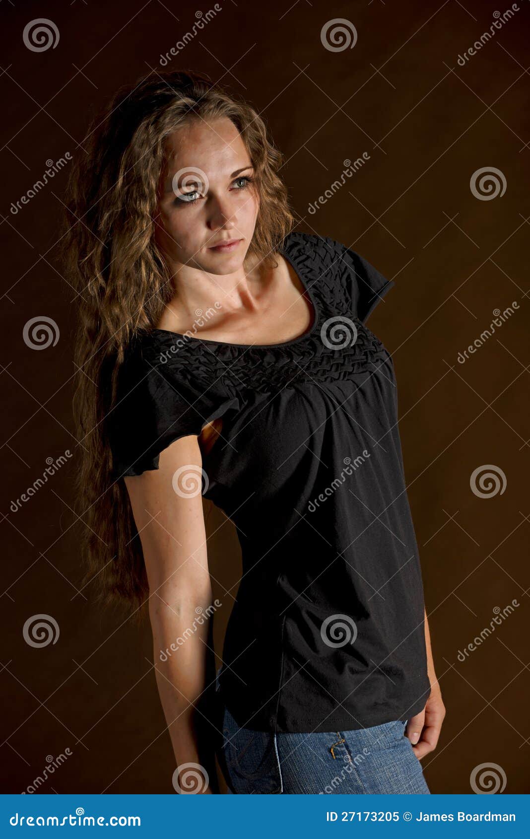Turning back stock image. Image of full, black, girl - 27173205