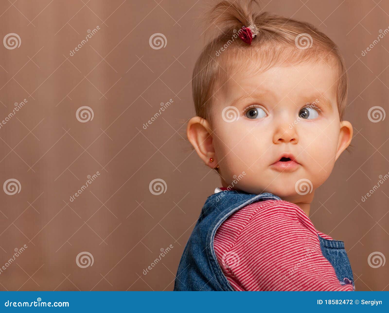 Turning back toddler stock photo. Image of positive, cute - 18582472