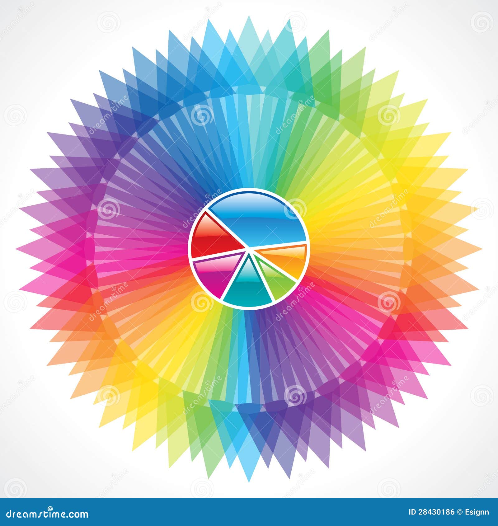 Turning colorful arrows stock vector. Illustration of cursor - 28430186