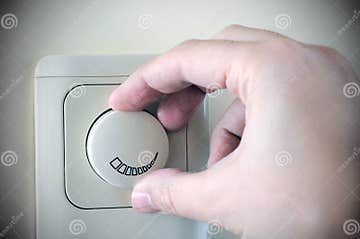 Turning Electric Switch stock photo. Image of power, switch - 12868080