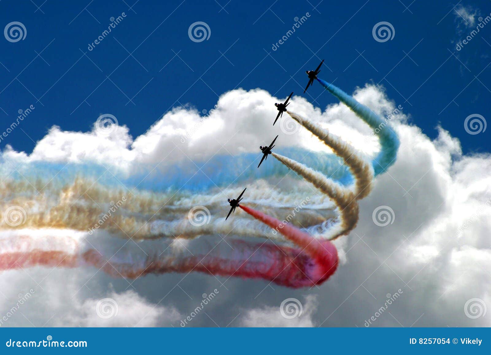 Turning flying formation stock photo. Image of turn, altitude - 8257054