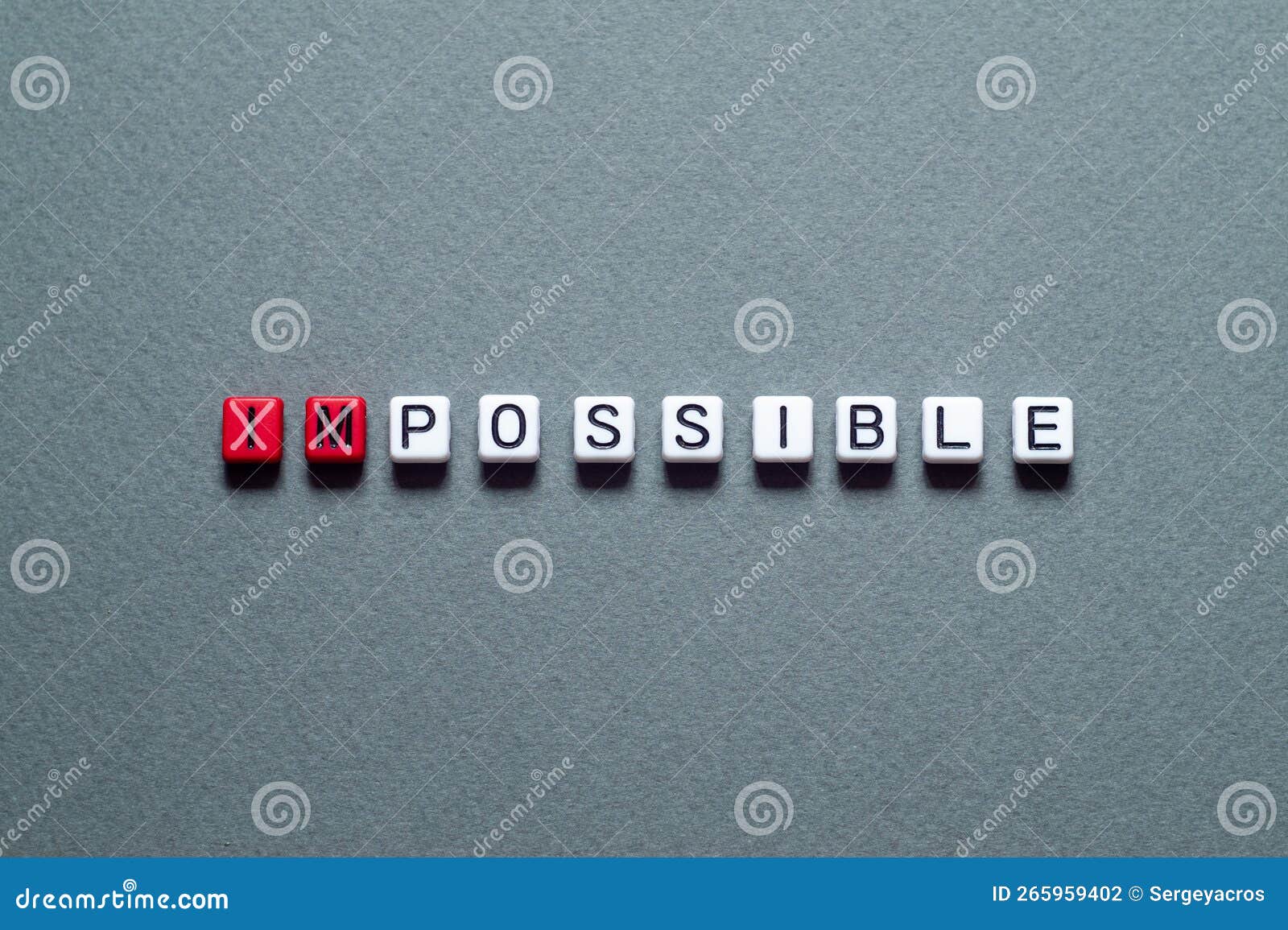 Turning the Impossible into the Possible,word Concept Stock Photo ...
